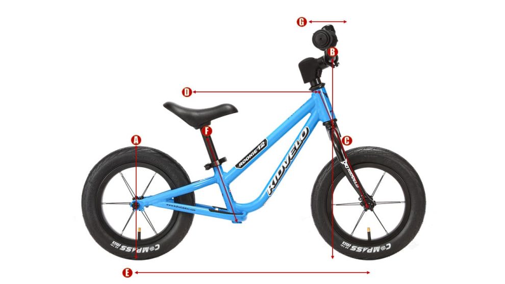 Rookie 12 Balance Bike for Kids | Lightweight & Adjustable Toddler Bike